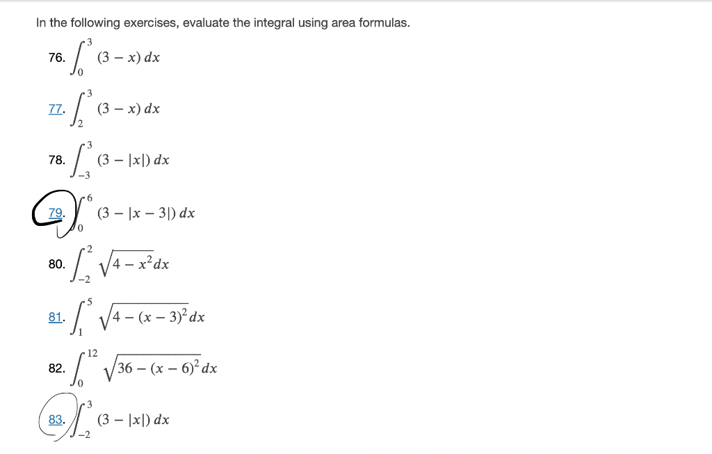 Solved In the following exercises, evaluate the integral | Chegg.com