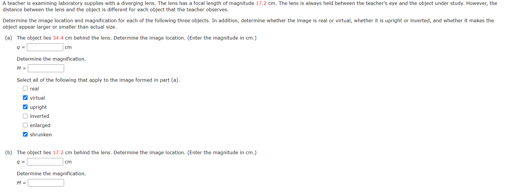 Solved A teacher is examining laboratory supplies with a | Chegg.com