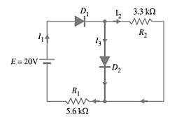 Solved Determine the current I1, ﻿I2 ﻿and I3 ﻿for the | Chegg.com