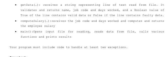 Solved Problem Write A Python Program That Reads From An Chegg