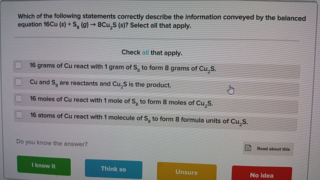 Solved Which of the following statements correctly describe | Chegg.com