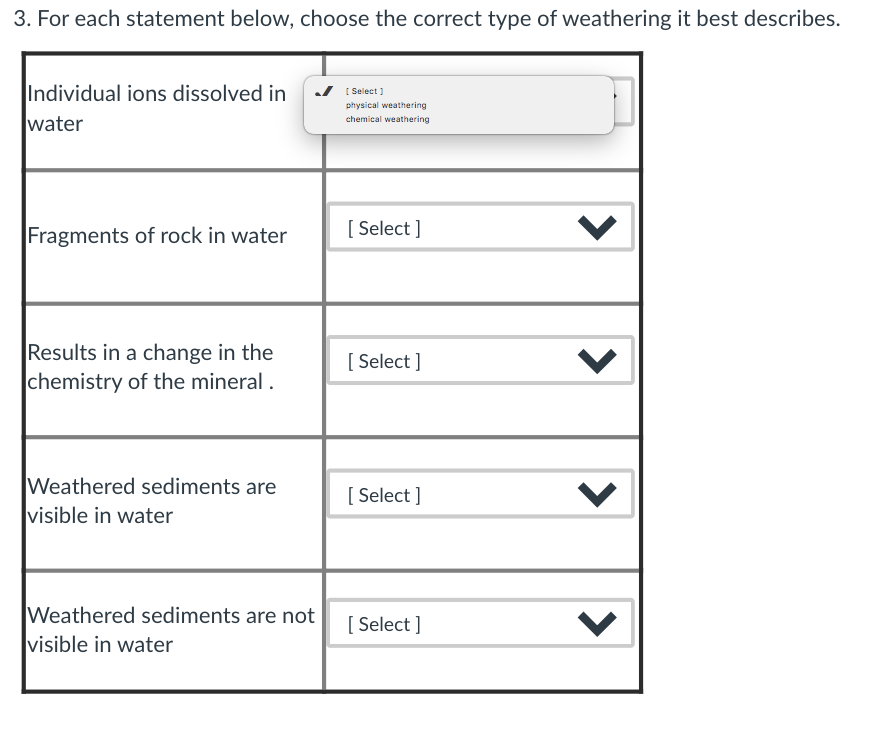 Solved 3. For each statement below, choose the correct type | Chegg.com