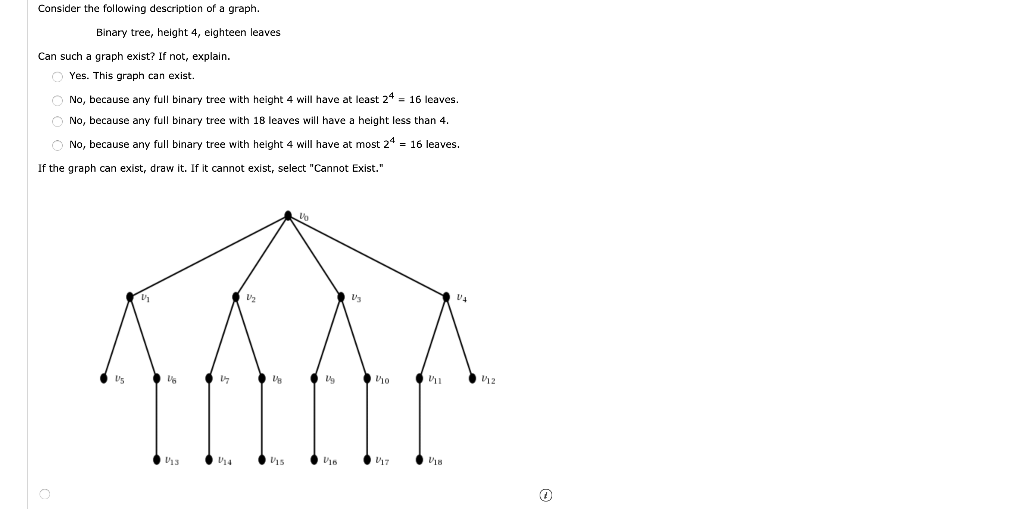 Solved Consider the following description of a graph. Can | Chegg.com