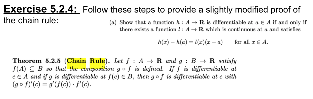 Solved Exercise 5.2.4: Follow these steps to provide a | Chegg.com