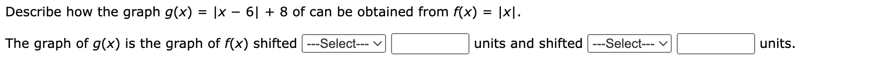 Solved Use the functions f(x)=2x+5 and g(x)=8x2 to calculate | Chegg.com