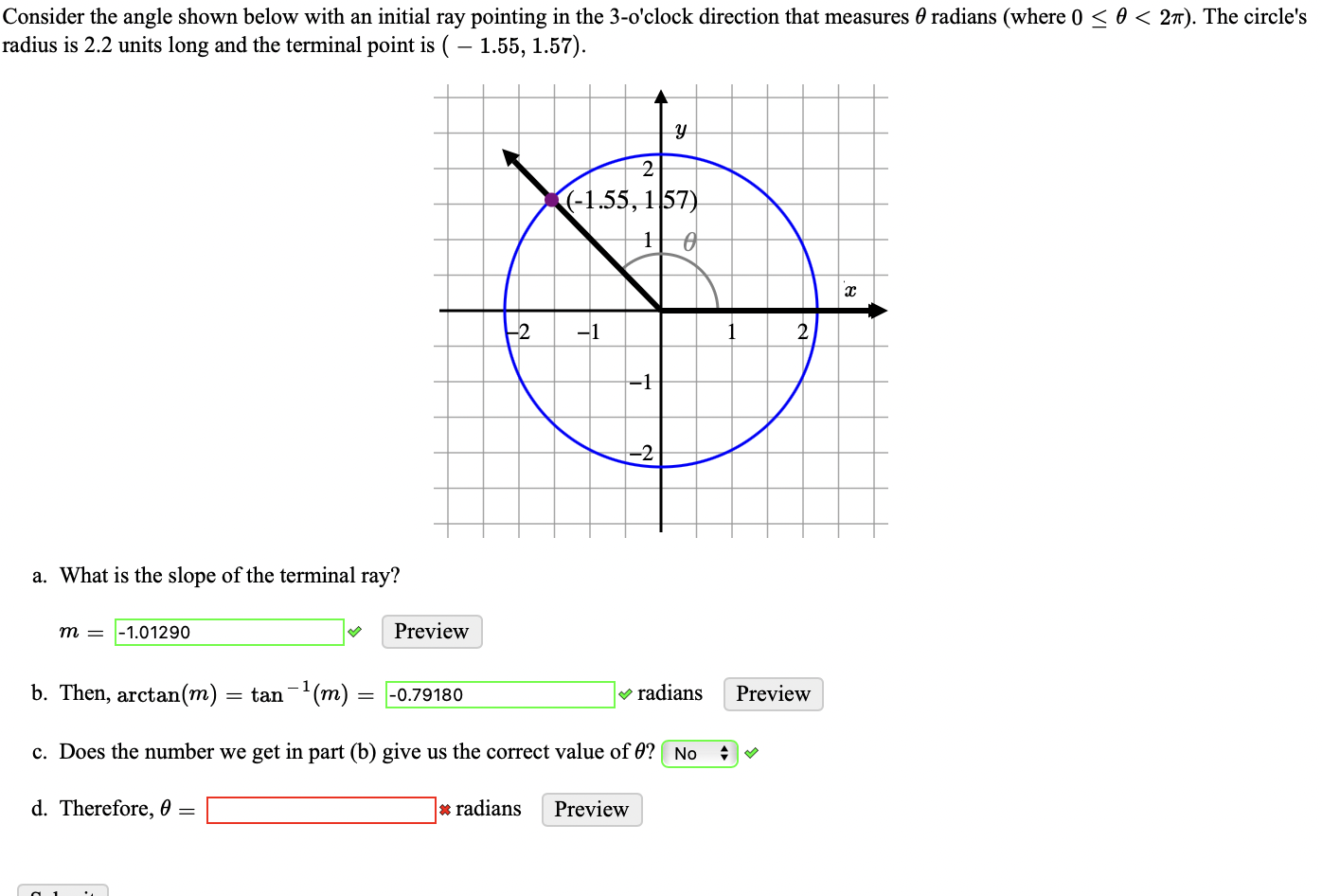 Solved Consider the angle shown below with an initial ray | Chegg.com