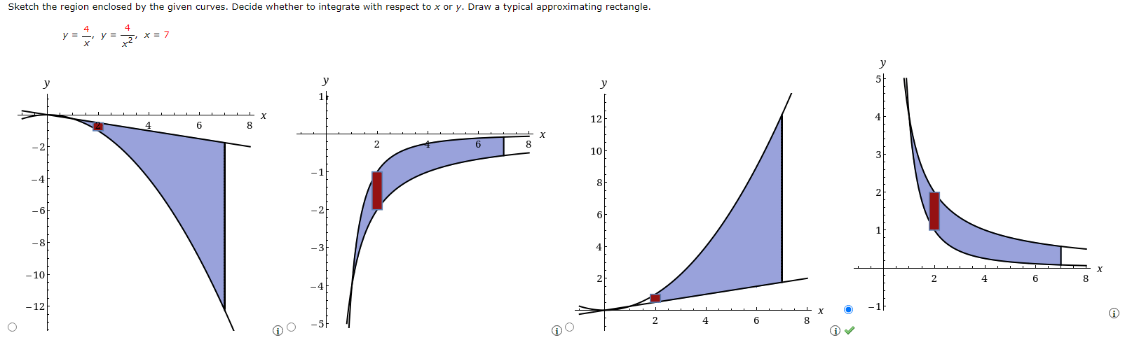 Solved Sketch the region enclosed by the given curves. | Chegg.com