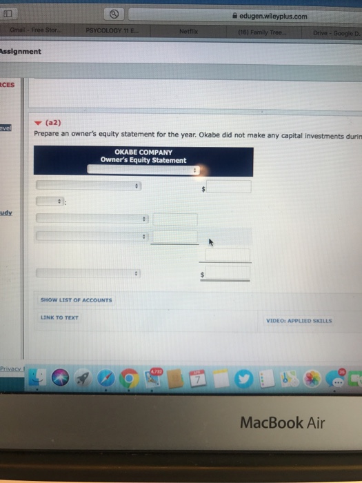 Solved signment ES Exercise 4-9 (Part Level Submission) | Chegg.com