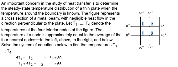 Solved 20° 20° An important concern in the study of heat | Chegg.com