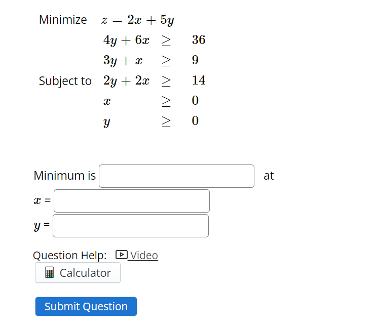 Solved Maximize z=4x+2yx+7y≤42 Subject to 5x+y≤40x≥0y≥0 | Chegg.com