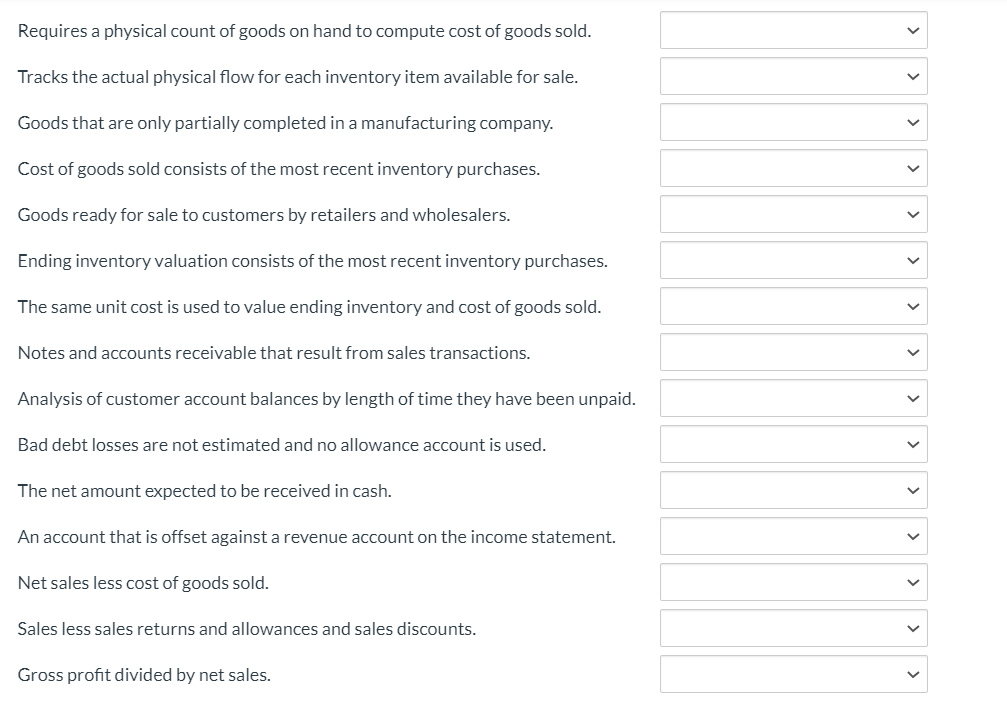 Solved Answer choices are: Merchandise inventory Contra | Chegg.com