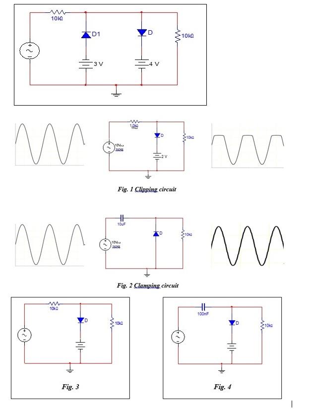 Solved Clipping and Clamping Circuits Object: To steady | Chegg.com