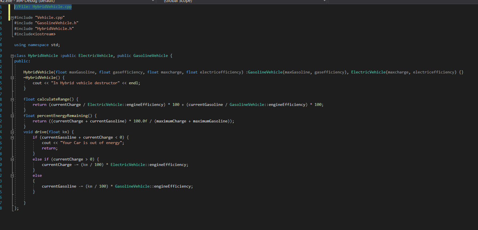 CST8219 – C++ Programming Lab 7 Steps: Take your | Chegg.com