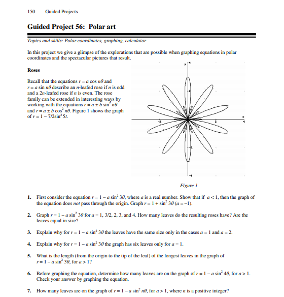 Solved 150 Guided Projects Guided Project 56: Polar art | Chegg.com