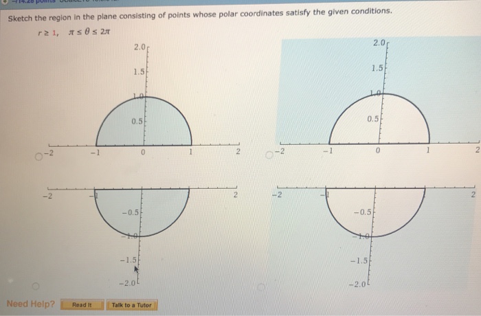 Solved Sketch the region in the plane consisting of points | Chegg.com