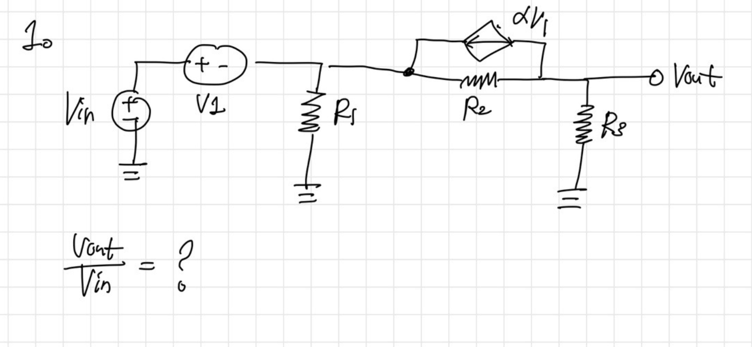 Solved р 118 lo + wine o Vout Vin VI timo Ri Re mu 70 til | Chegg.com