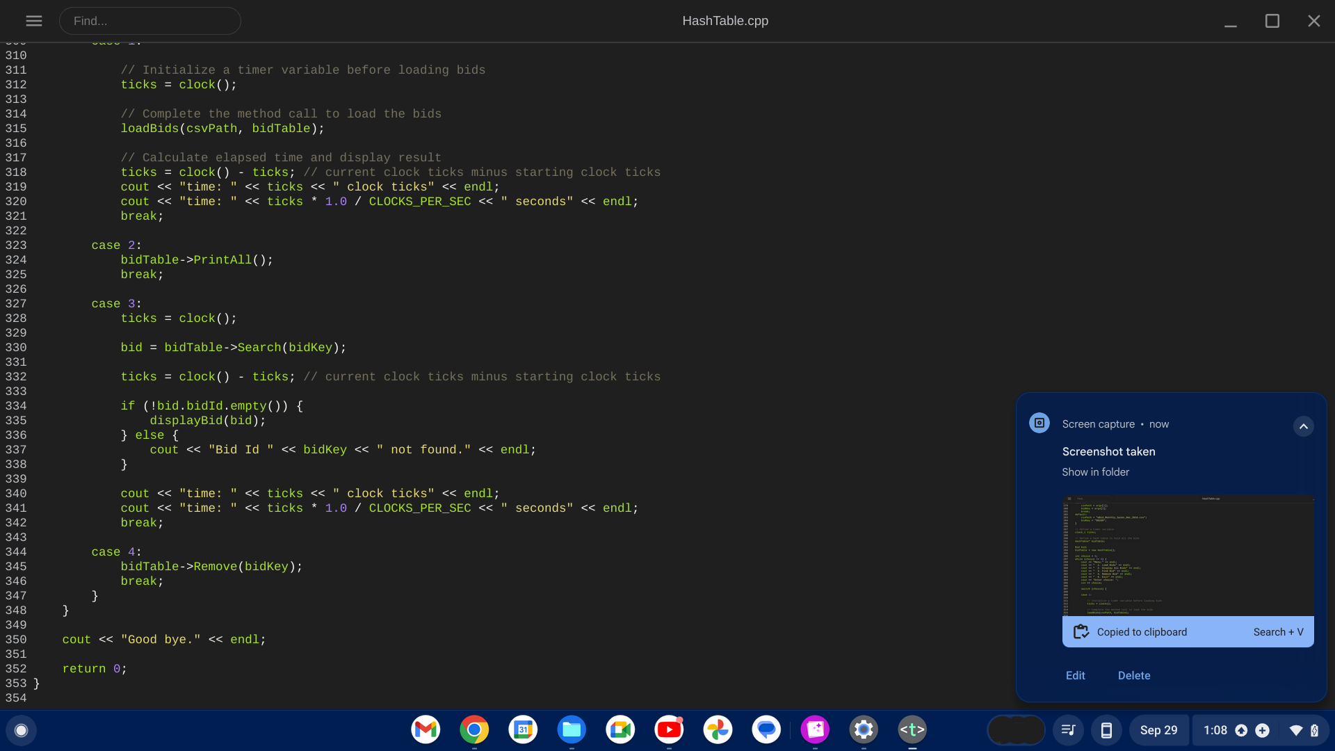 Solved Begin by creating a new C++ project with a project | Chegg.com