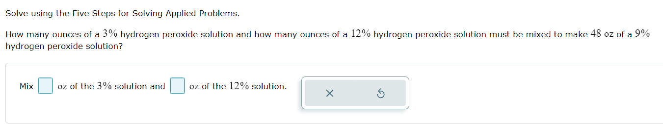 Solved Solve using the Five Steps for Solving Applied | Chegg.com