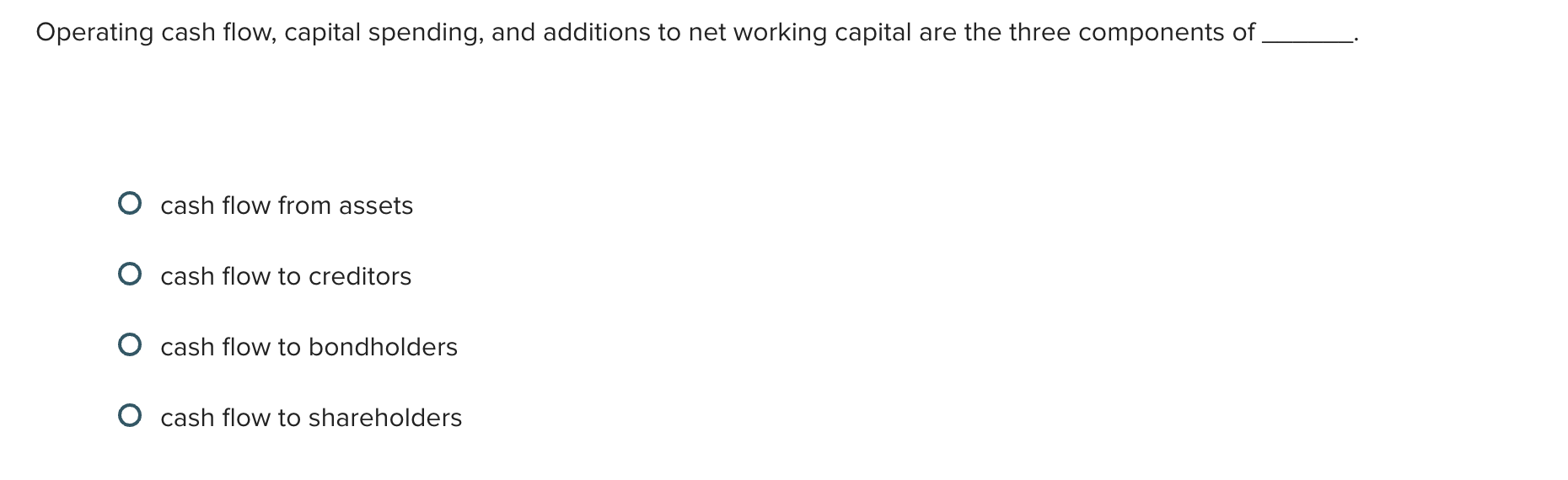 Solved Operating cash flow, capital spending, and additions | Chegg.com