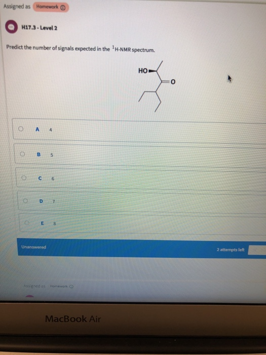 Solved Assigned as Homework O H17.3- Level 2 Predict the | Chegg.com