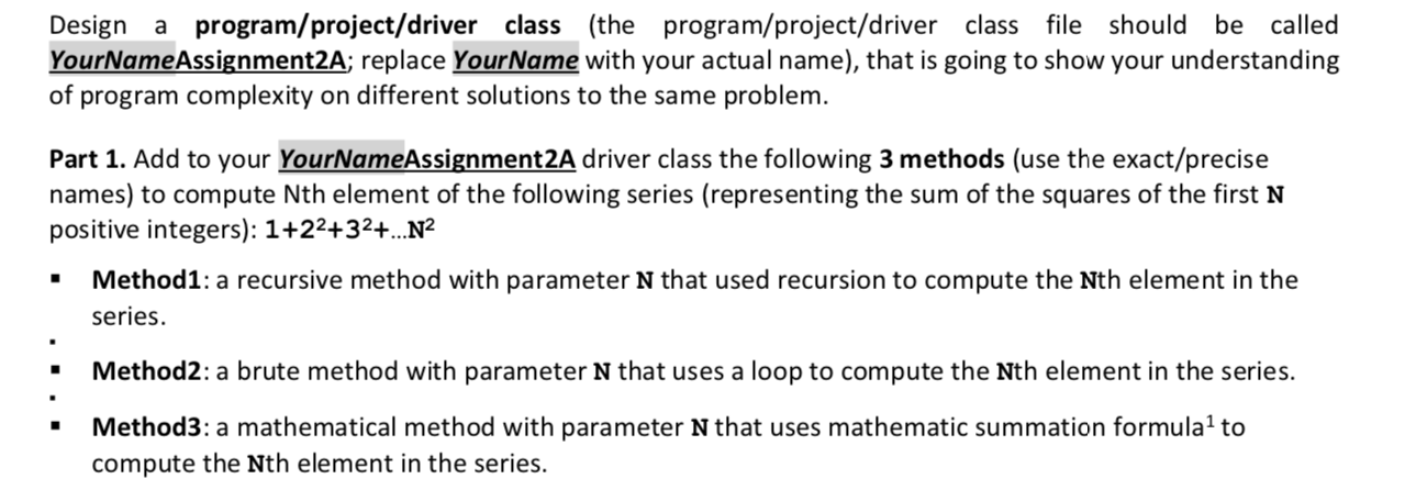 Solved This is JAVA. Please read the instructions carefully | Chegg.com