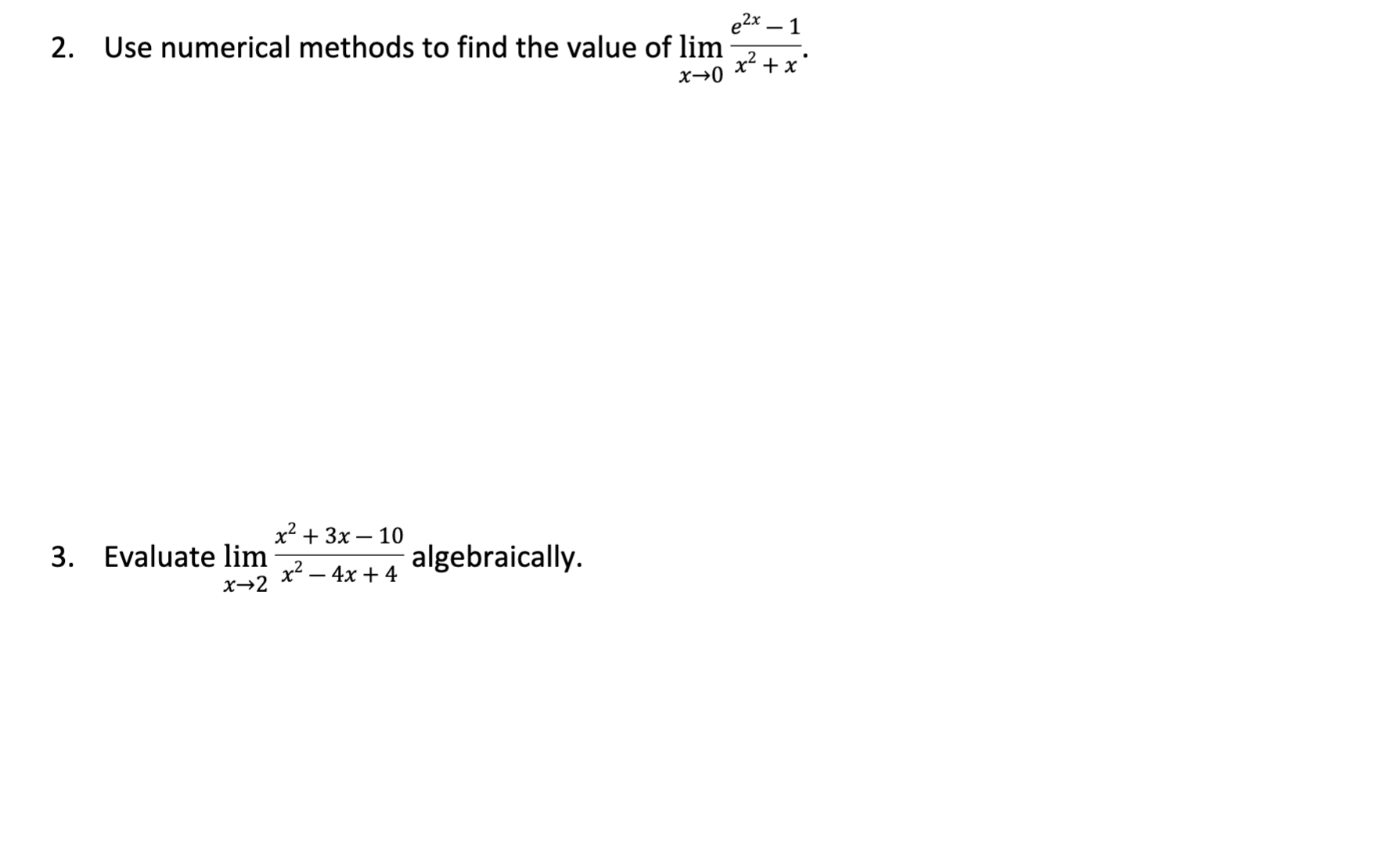 Solved Use numerical methods to find the value of | Chegg.com
