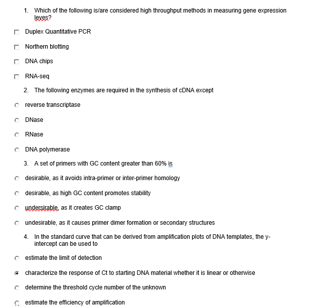 Solved Which of the following is/are considered high | Chegg.com