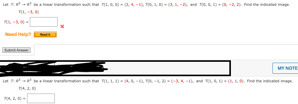 Solved Let T: R3 R3 be a linear transformation such that | Chegg.com