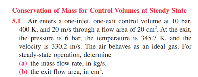 Solved Conservation of Mass for Control Volumes at Steady | Chegg.com