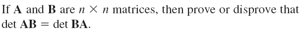 Solved If A and B are n×n matrices, then prove or disprove | Chegg.com
