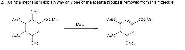 Solved 2. Using a mechanism explain why only one of the | Chegg.com
