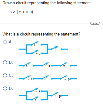Solved Draw a circuit representing the following statement. | Chegg.com