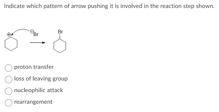 Solved Indicate which pattern of arrow pushing it is | Chegg.com