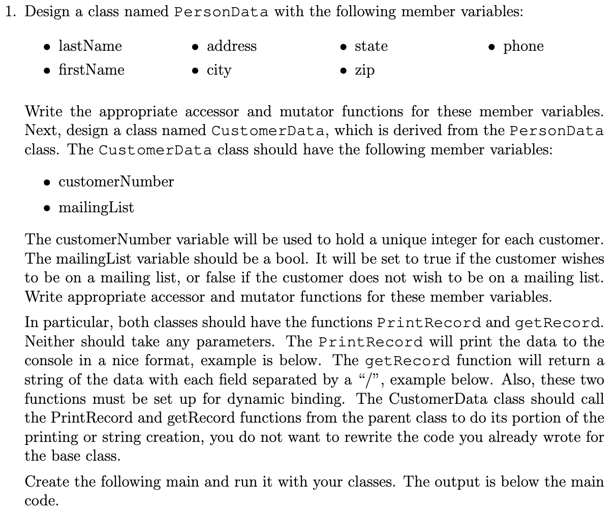 Solved C++ Linux Two part lab assignment Instructions | Chegg.com