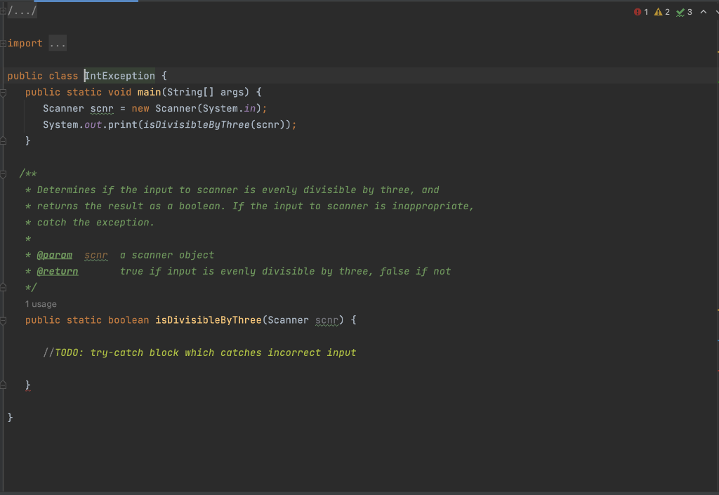 Solved The goal of this problem is to catch and handle an | Chegg.com