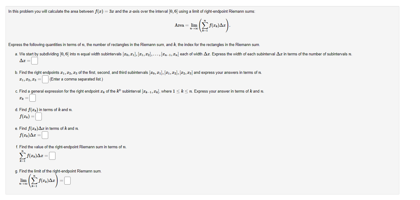 Solved In this problem you will calculate the area between | Chegg.com