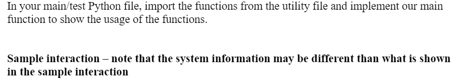 Solved Deliverable: You will submit 2 Python files for this | Chegg.com