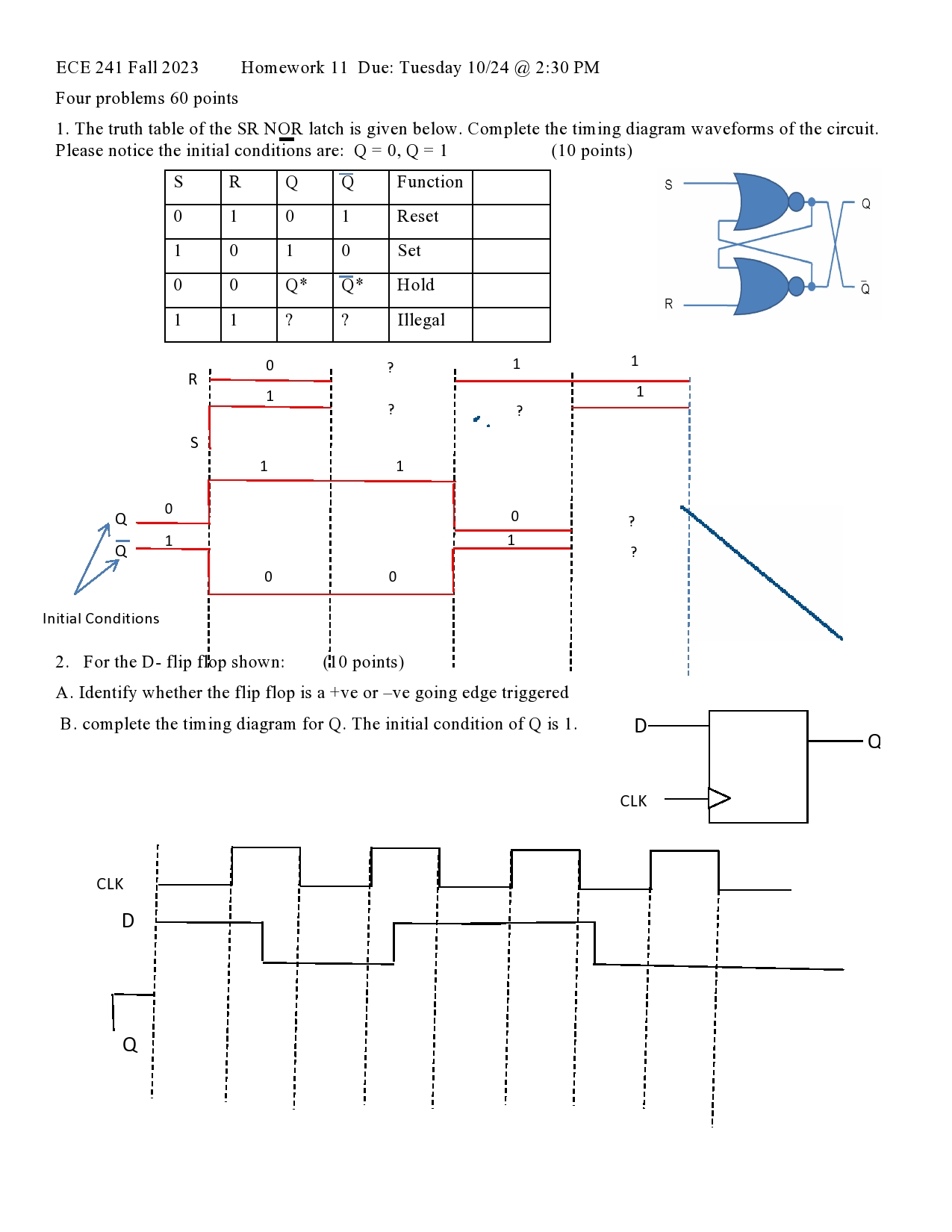 Solved ECE 241 ﻿Fall 2023 ﻿Homework 11 ﻿Due: Tuesday | Chegg.com