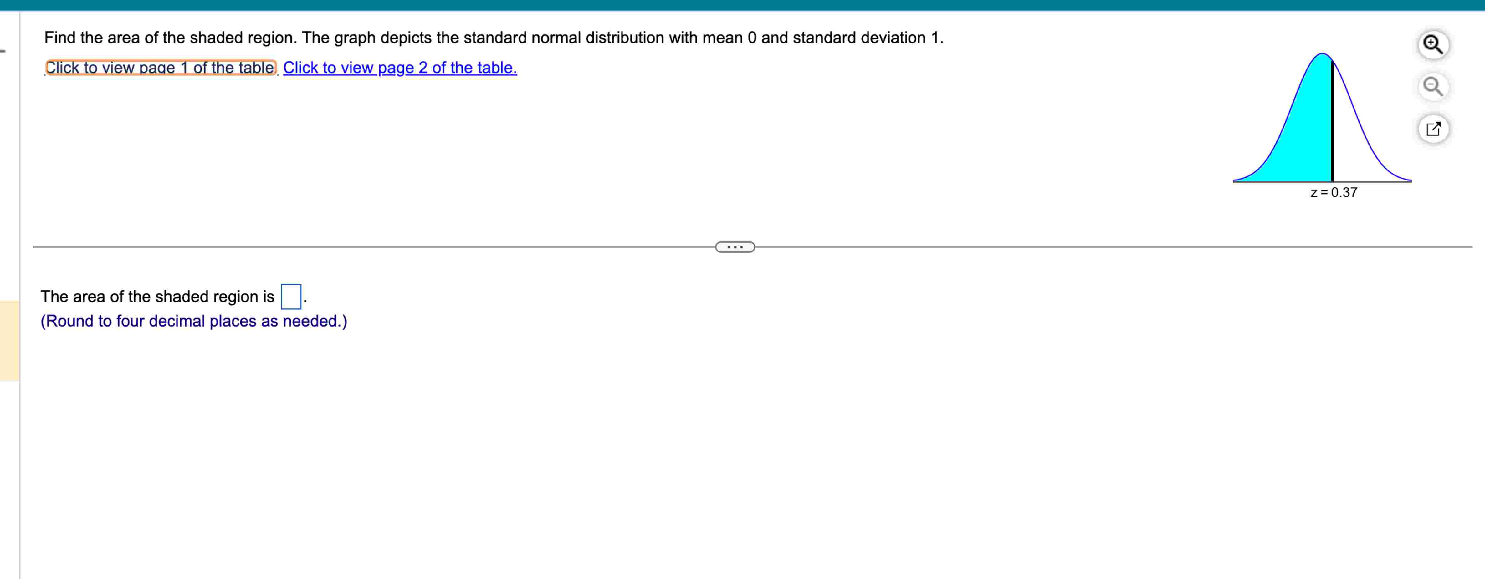 Solved Find the area of the shaded region. The graph depicts | Chegg.com