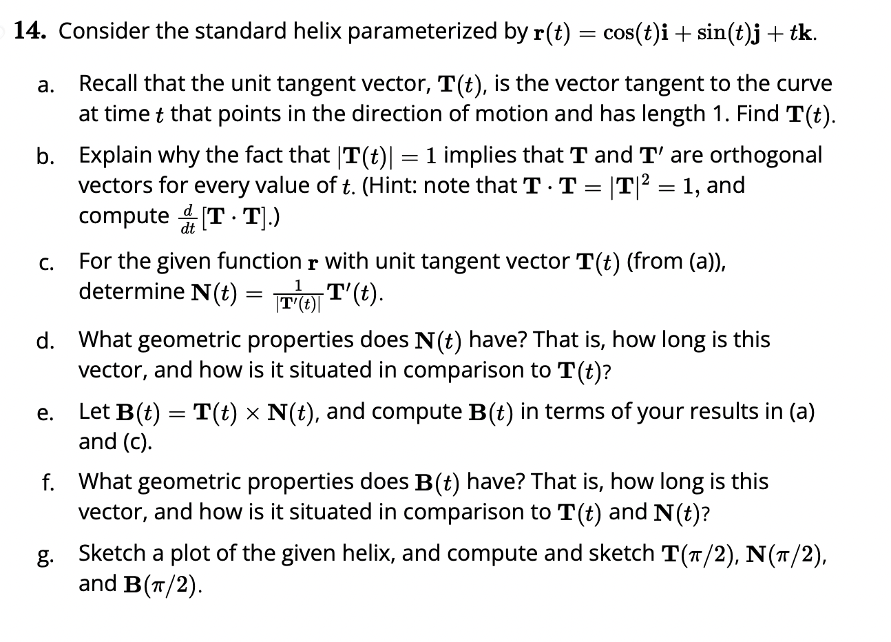 Solved All The Parts Of Question 14 Of 9 8 Arc Length And