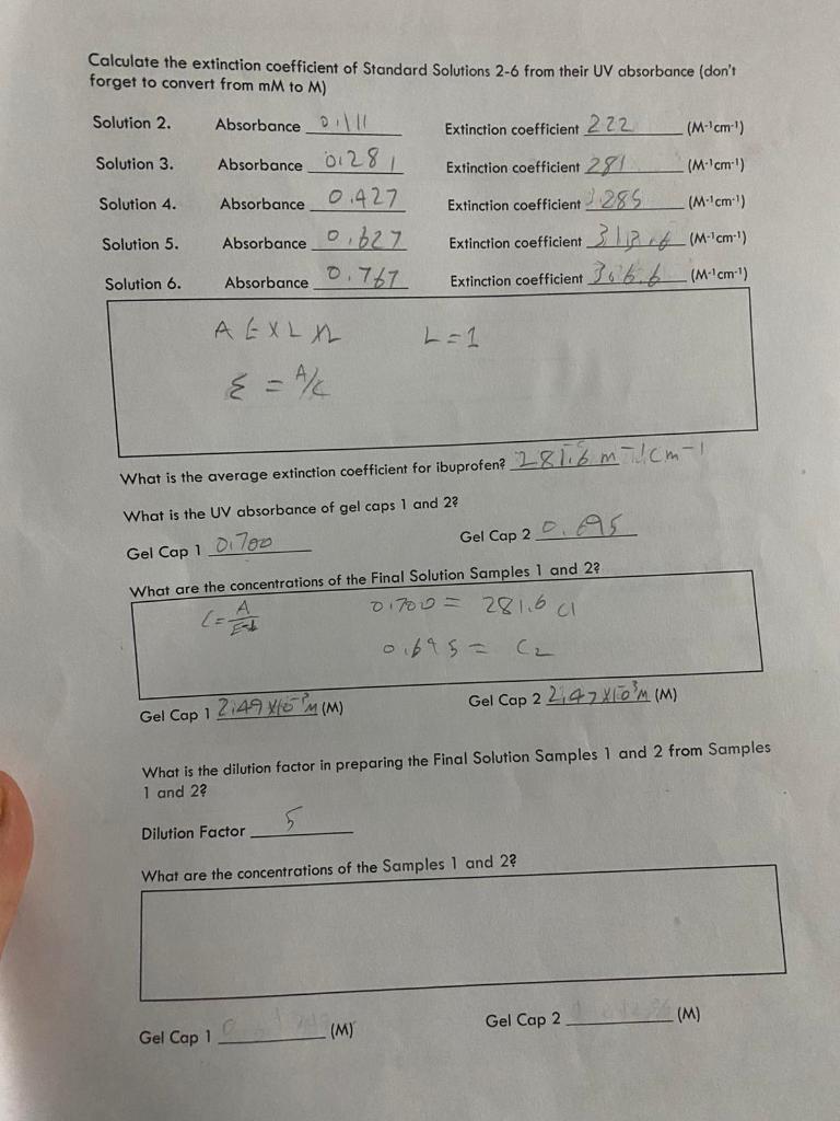 Solved Label 6 50 mL volumetric flasks as Standard Solutions | Chegg.com
