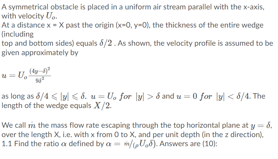 Solved (continuation of question 2) Consider the streamline | Chegg.com