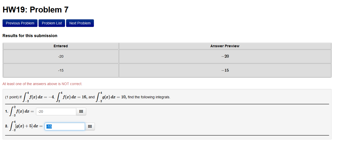 Solved HW19: Problem 7 Previous Problem Problem List Next | Chegg.com
