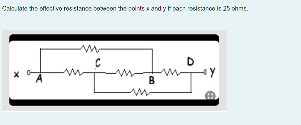 Solved Calculate the effective resistance between the points | Chegg.com