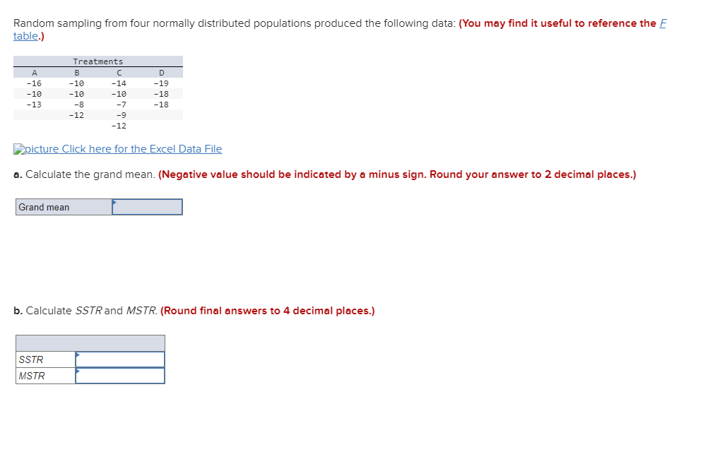 Solved Random sampling from four normally distributed | Chegg.com