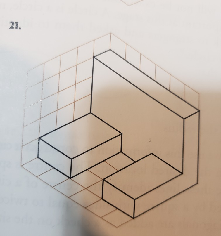 Solved For each object draw three orthographic views showing | Chegg.com