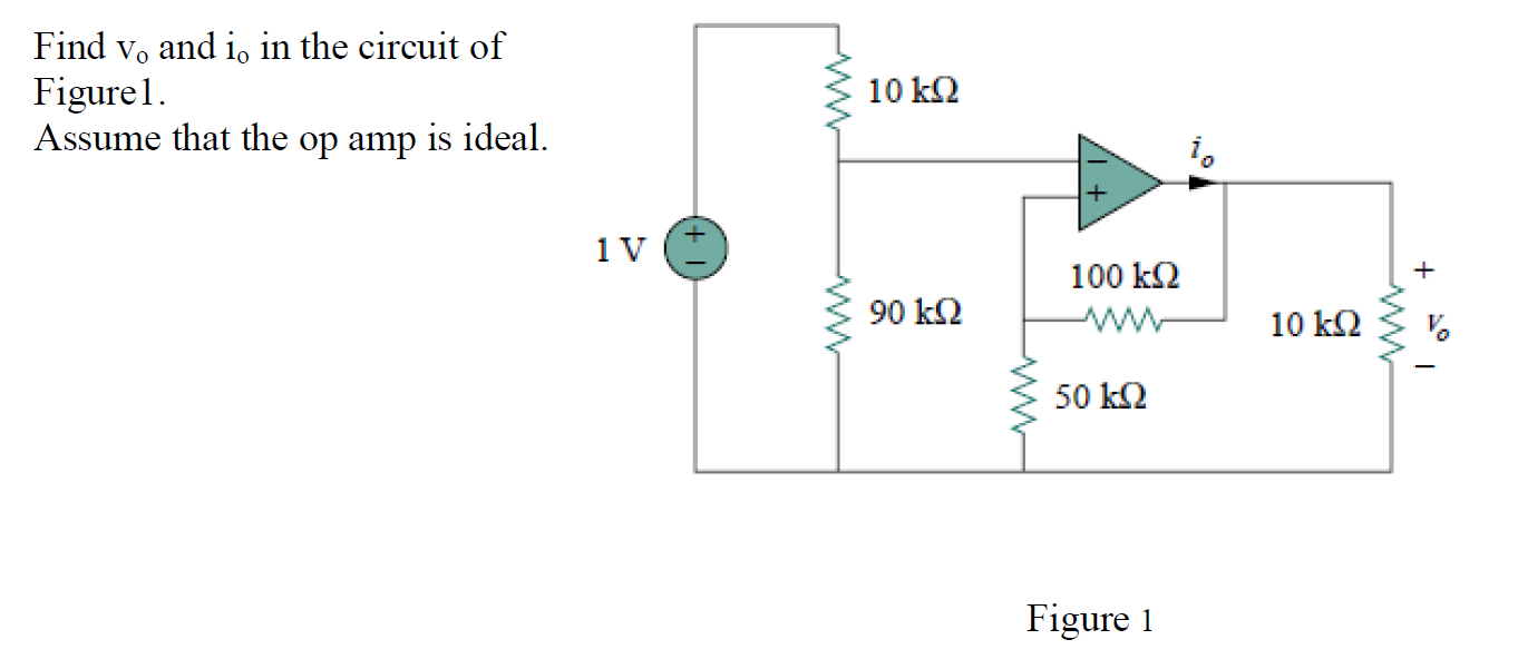 Solved Find vo and io in the circuit of Figure1. Assume that | Chegg.com