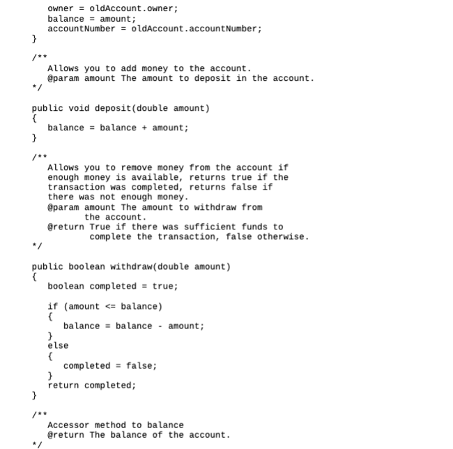 Solved 4. Write a constructor that takes a name and an | Chegg.com