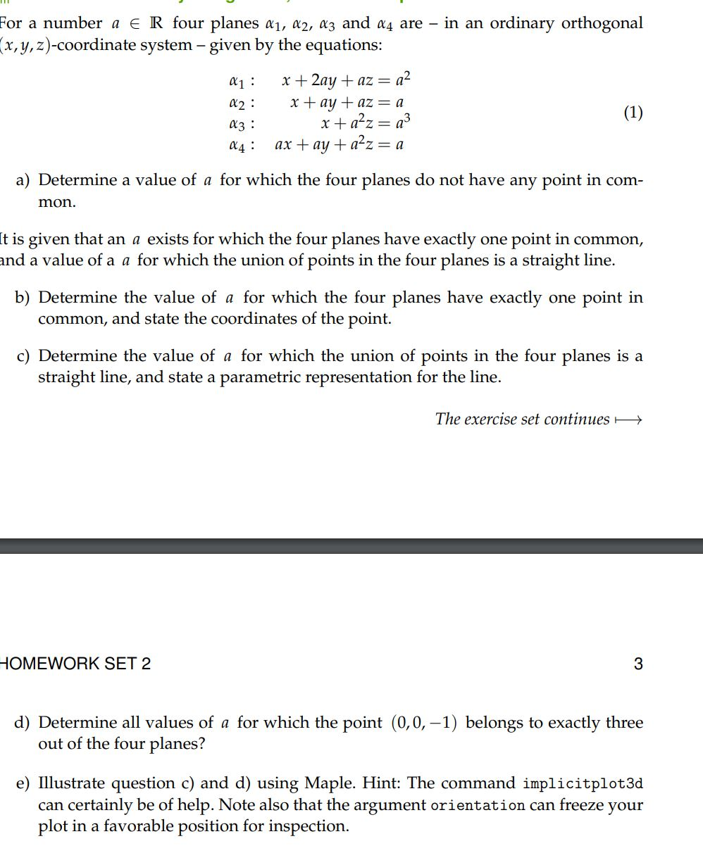 Solved Question 4 2 points Concerning HW2. A parametric | Chegg.com