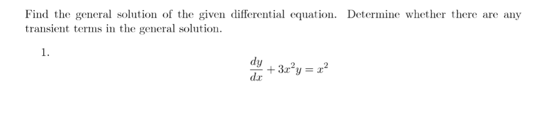 Solved Find the general solution of the given differential | Chegg.com